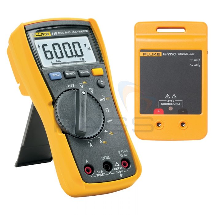 Fluke 115 Multimeter Kit with PRV240 Proving Unit
