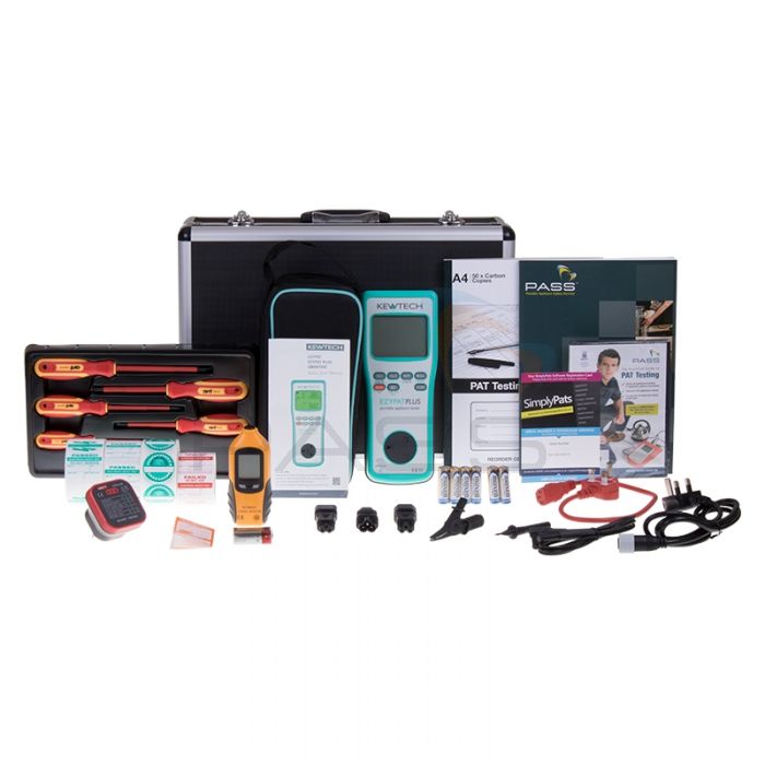 Kewtech EZYPAT-PLUS PAT Tester – PAT Professional Kit (Bundle 2)