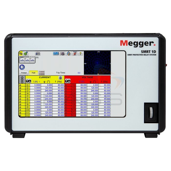 Megger SMRT1D Single Phase Relay Tester with LCD