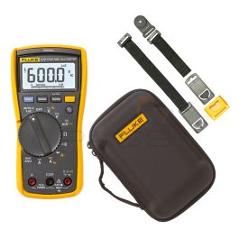 Fluke 117 Multimeter Kit with C11XT Case & TPAK Hanging Kit