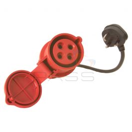 3 phase adaptors SW3 Delta 4 Pin 32A 415V