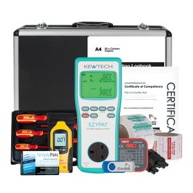 Kewtech EZYPAT PAT Tester – Battery Operated