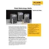 Fluke 9143-X-P-256 Field Metrology Well w/ Process Electronics & Disc